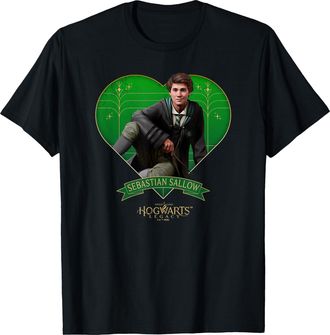 Harry Potter Hogwarts Legacy Sebastian Sallow Heart T-Shirt