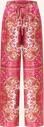 Mrs & Hugs Mrs & Hugs Marlenehose Aus Seide pink