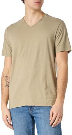 Benetton T- Shirt 3je1j4264, Vert Kaki 0W9, XS Homme