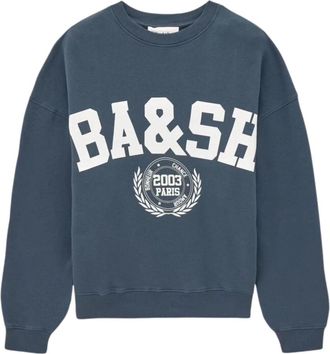 BA&SH Benjamin Sweatshirt - - Sweatshirts & Hoodies - Damen - Blau - S