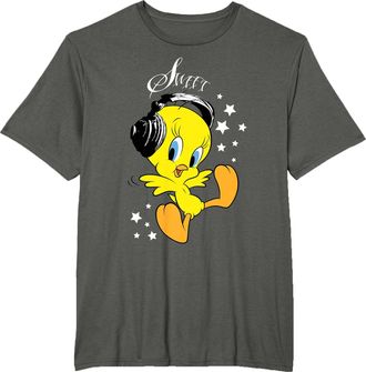 Looney Tunes Kinder Tweety Kopfh&ouml;rer T-Shirt