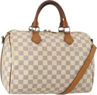 Louis Vuitton Pre-owned Speedy Bandouli&egrave;re 30 - Femme - Pre-owned - Beige - Taille: ONE Size
