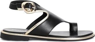 Cafènoir CafèNoir - Sandales Infrapollice en cuir, pour femme, couleur noire, Noir, 36 EU