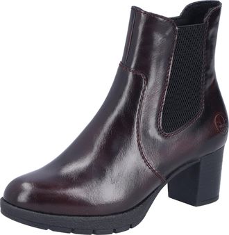 Rieker Damen 77674 Chelsea-Boot, rot 35, 36 EU
