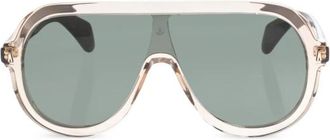 Moncler unisex, Accessoires, Beige, Taille: 30 MM Sunsette Lunettes de soleil