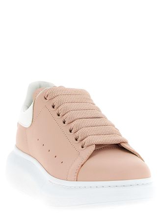 Alexander McQueen Womens Multicolor Calfskin Chunky Sneakers