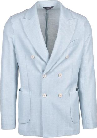 Circolo 1901 Homme, Vestes, Bleu, Taille: M Doppiopetto Jacket