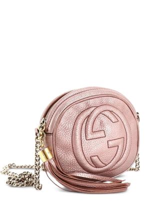Gucci Soho Chain Bag Leather Mini crossbody bag - Rose