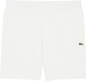Lacoste Homme, Shorts, Blanc, Taille: L Boucl&eacute; Knit Shorts
