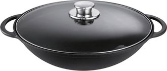 Schulte Ufer 1662-36 s Wok Rustika 36 cm, schwarz