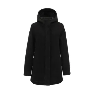 Colmar Femme, Manteaux, Noir, Taille: 42 FR Manteau en laine noire coupe extra slim