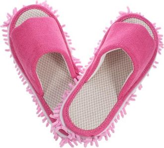 BESPORTBLE Pantoufles de Nettoyage de Sol pour Femmes M Semelle Amovible Lavable en Microfibre Pantoufles-Serpill&egrave;res Silencieux et Pratiques pour Int&eacute;rieur Entr