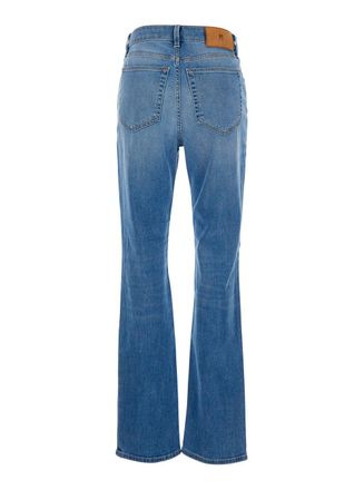 Pantaloni Torino Womens Straight Jeans Alanis Blue Cotton