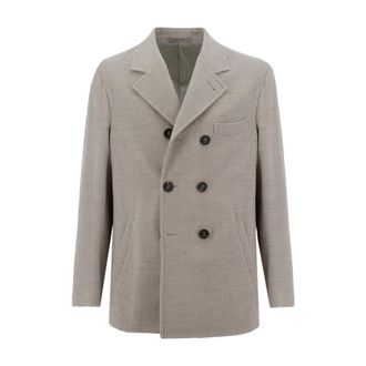 Eleventy Homme, Vestes, Gris, Taille: L Veste Croisée