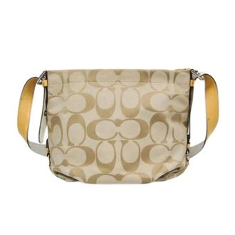 Coach Pre-owned F15067 Schultertasche - - Pre-owned - Damen - Beige - ONE SIZE