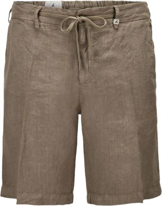 Myths Homme, Shorts, Gris, Taille: XL Linen Bermuda Shorts