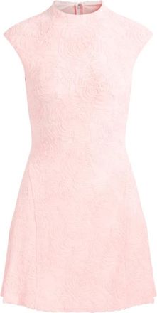 Rotate Rotate Birger Christensen, Femme, Robes, Rose, Taille: 40 FR Mini-robe &agrave; volants en maille