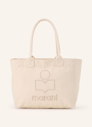 Isabel Marant Isabel Marant Shopper Yenky Zipped Mit Glitzergarn beige
