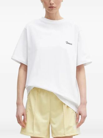 Fiorucci t-shirt à broderies - Blanc