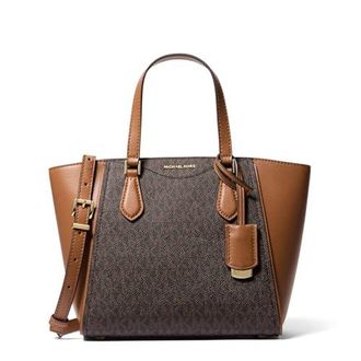 Michael Kors SM Conv TZ Tote XBODY, Hand Bag Women, BRN/Acorn, Taille Unique