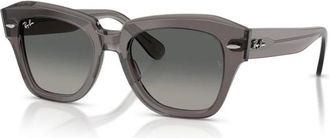 Ray-Ban unisex, Accessoires, Gris, Taille: 49 MM State Street Lunettes de soleil