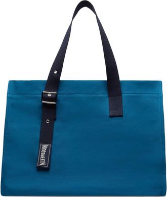 Vilebrequin Gro&szlig;e Strandtasche mit verstellbarem Henkel - Blau