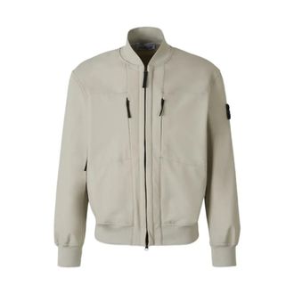 Stone Island Soft Shell Bomberjacke - - Jackets - Herren - Beige - M