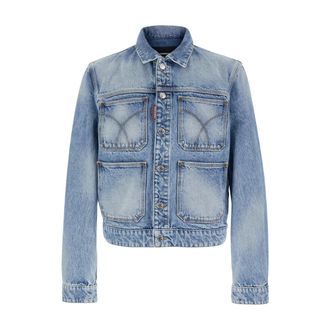 Dsquared2 Homme, Vestes, Bleu, Taille: L Veste en jean ann&eacute;es 70