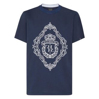 Billionaire Boys Club Homme, Tops, Bleu, Taille: 4XL T-shirt Col Rond MC