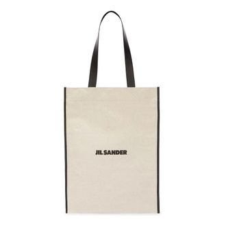Jil Sander Minimalistische Canvas Shopper Bag - - Bags - Herren - Beige - ONE SIZE