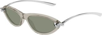 Bottega Veneta unisex, Accessoires, Gris, Taille: 56 MM Bv1390S