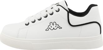 Kappa Damen 95K0542001 Sneaker, White-Black, 40 EU