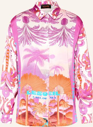 Miss Goodlife Miss Goodlife Hemdbluse Aus Satin pink