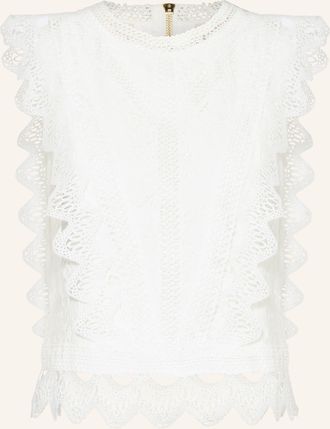 Apart Spitzentop weiss