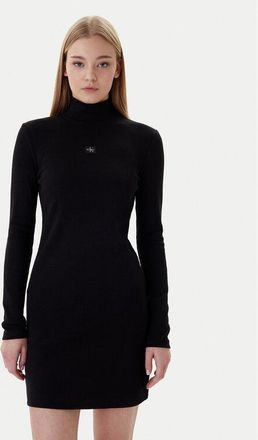 Calvin Klein Jeans Kleid f&uuml;r den Alltag LV047E204G Schwarz Slim Fit