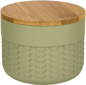 Kleine Wolke Wattedose Dash, Accessoires, Farbe Dill, Material: Polyresin/Bambus