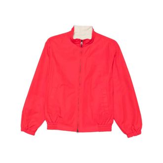 Low Classic LOW Classic, Femme, Vestes, Rouge, Taille: 36 FR Veste Zipp&eacute;e R&eacute;versible