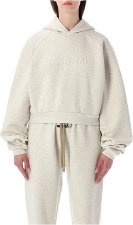 Fear of God Femme, Sweatshirts et sweats &agrave; capuche, Beige, Taille: 42 FR Sweat &agrave; capuche raglan 90s Gaufr&eacute;