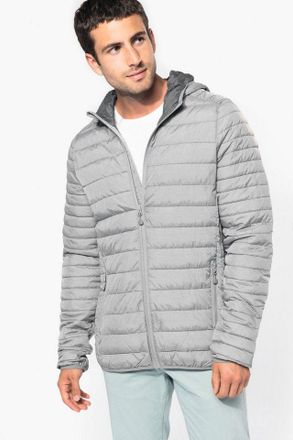 Kariban Steppjacke Leichte Herren-Steppjacke mit Kapuze
