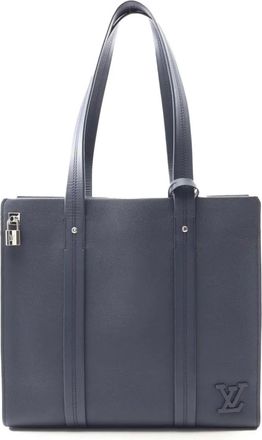 Louis Vuitton 2021-2025 Aerogram Takeoff Tote Bag - Blau
