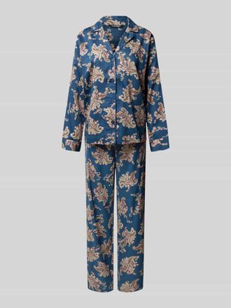 Lauren Ralph Lauren Regular Fit Pyjama-Seit aus Baumwoll-Viskose-Mix
