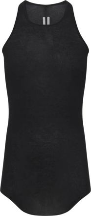 Rick Owens Homme, Tops, Noir, Taille: XL Basic Rib Tank