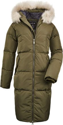 G.I.G.A. DX Damen Ventoso WMN Quilted CT A Casual Funktionsmantel In Daunenoptik Mit Kapuze, Oliv, 38