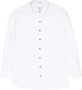 Sonia Rykiel Chemise &agrave; clous - Femme - Blouses et Chemises - Blanc - Taille: 44 FR