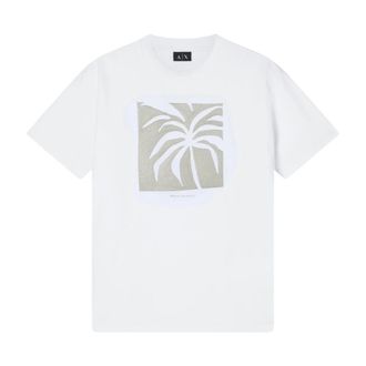 A|X Armani Exchange T-Shirt mit lockerem Schnitt - - Tops - Damen - Wei&szlig; - M