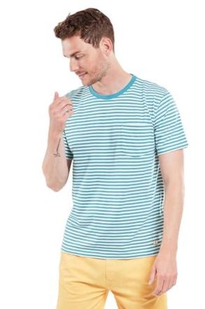 Armor Lux T-Shirt ray&eacute; en Coton et Lin Heritage