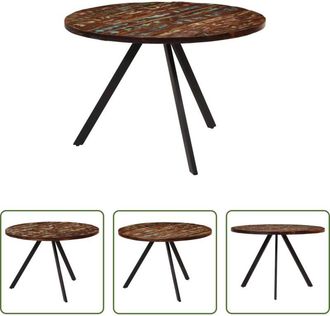 vidaXL Vintage Esstisch - Esstisch 110x75 cm Altholz Massivholz