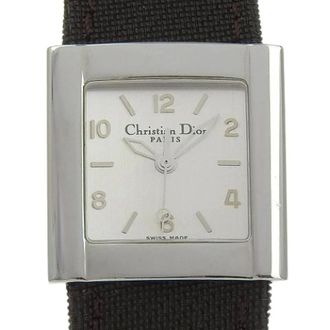 Dior Montre Vintage Pre-owned - Femme - Pre-owned - Gris - Taille: ONE Size