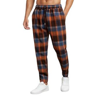 Generic Pantalon de jogging pour homme - Coupe droite - Pantalon de surv&ecirc;tement - Coupe droite - Pantalon de jogging stretch - Taille &eacute;lastique - Pantalon de 