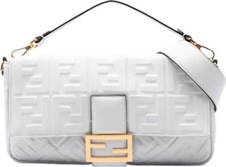 Fendi Sacoche Baguette Pre-owned - Femme - Pre-owned - Blanc - Taille: ONE Size